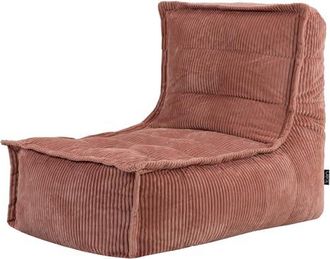Icon Brand Dolce Sitzsack-Liege f&uuml;r Erwachsene, Rosa, Flauschiger Cordstoff, Riesen Sitzsack Cord mit F&uuml;llung, Bean Bag Chair, Bequemer Sessel Wohnzimmer, Lounge