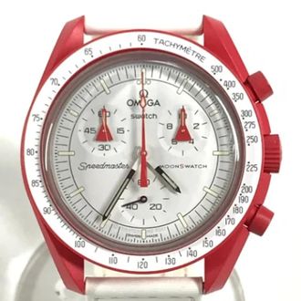 Omega Pre-owned Vintage Glas Uhr - - Pre-owned - Damen - Wei&szlig; - ONE SIZE