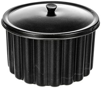 Ibili 825020 Moule à pudding antiadhésif avec couvercle 20 cm Aluminium
