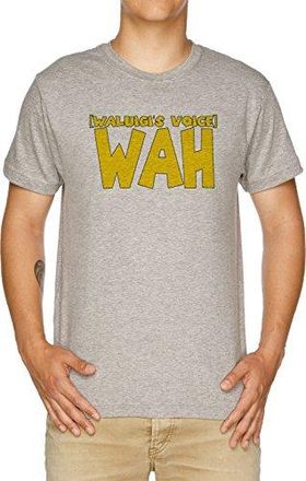 Vendax Wah (Waluigis Voice) T-Shirt Homme Gris