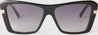 Stella McCartney Square Cat-Eye Sunglasses, Woman, Black