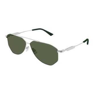 Bottega Veneta Lunettes de soleil aviateur - unisex - Accessoires - Gris - Taille: 60 MM