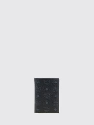 MCM Bifold-Portemonnaie aus beschichteter Baumwolle mit Allover-Logoprint
