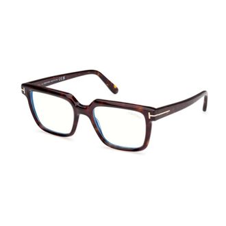 Tom Ford unisex, Accessoires, Brun, Taille: 53 MM Monture optique carr&eacute;e