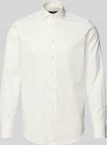 Jake*s Regular Fit Businesshemd aus Twill