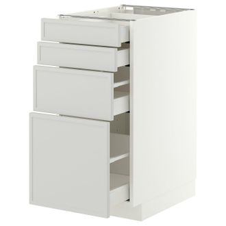 IKEA METOD / MAXIMERA Unterschr., 4 Fronten/4 Schubladen