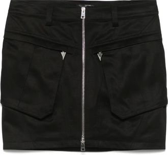 MUGLER Minirock mit aufgesetzter Tasche - Schwarz