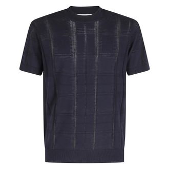 Paolo Pecora Homme, Pulls, Bleu, Taille: 2XL Maglia Girocollo