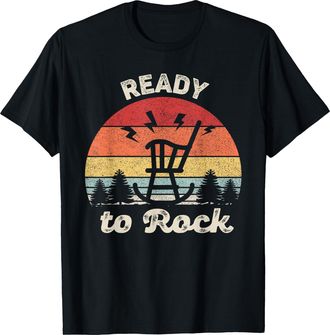 Catch Some Rays Rocking Chair / Schaukelstuhl, Vintage-Stil, Retro-Stil T-Shirt