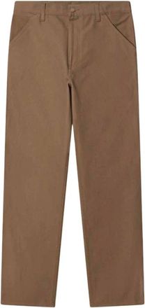 Carhartt Work in Progress Homme, Pantalons, Brun, Taille: W33 Single Knee Pant