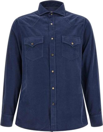 Brunello Cucinelli Hemd - Blau