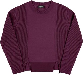 Nenette Femme, Pulls, Rouge, Taille: 38 FR Maille Ras du Cou