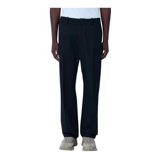 Moncler Logo-Print Baumwollhose - - Trousers - Herren - Schwarzk - L