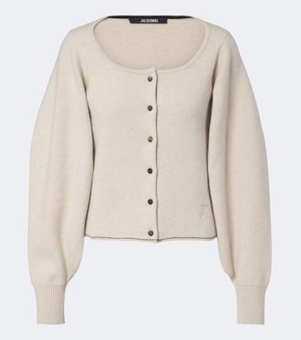 Jacquemus Cardigan Tempo en laine et cachemire