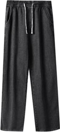 Generic Jean Homme Regular Jeans Pantalon Jeans Homme D&eacute;contract&eacute;s avec Coupe Droite et Taille &Eacute;lastique pour Un Confort Optimal et Un Style Urbain