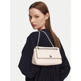 Tory Burch Handtasche Tory Burch Charlie Quilted 185829 Creme