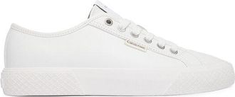 Calvin Klein Sneakers aus Stoff Vulc Lace Up Low Lth HW0HW03077 Wei&szlig;