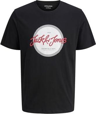 Jack & Jones Jjurban Tee SS Crew Neck, Noir, S
