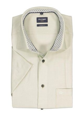 Olymp Herren Kurzarmhemd gr&uuml;n