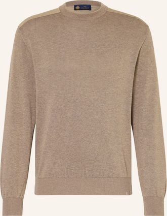 Paul & Shark Paul & Shark Pullover Mit Seide braun