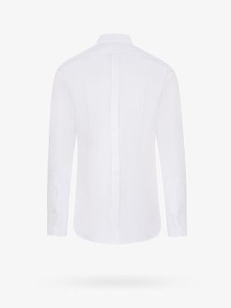 Dolce & Gabbana Mens Shirt Gold Cotton White