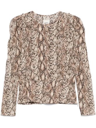 Isabel Marant Zarga Bluse - Nude