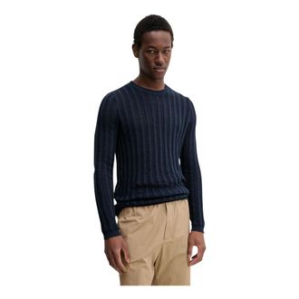 Barena Camicia Mola Strickpullover - - Knitwear - Herren - Blau - S