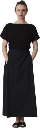 Alpha Studio Femme, Robes, Noir, Taille: 36 FR T-shirt Col Rond Femme