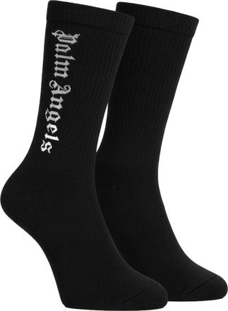 Palm Angels Homme, Sous-v&ecirc;tements, Noir, Taille: S Chaussettes Logo Classique
