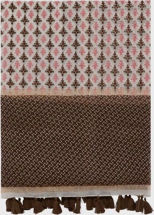 Gerard Darel Foulard imprim&eacute; en coton et soie - DALMA - Rose