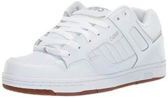 DVS Chaussures de Skate Enduro 125 pour Homme, Gomme Blanche réfléchissante Noire, 40 EU