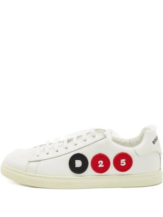 Dsquared2 Sneakers aus Leder - Wei&szlig;