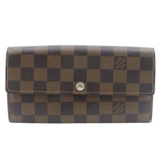 Louis Vuitton Pre-owned Portefeuille Sarah Damier Long Wallet - Femme - Pre-owned - Brun - Taille: ONE Size