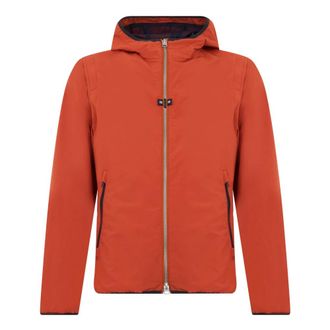 Herno Windbreaker mit Kapuze - - Sport - Herren - Orange - L