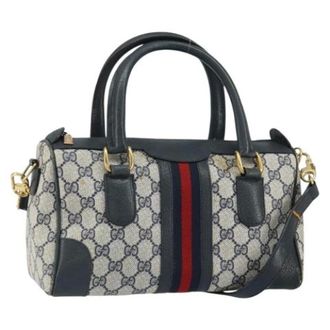 Gucci Sac &agrave; main vintage Pre-owned - Femme - Pre-owned - Bleu - Taille: ONE Size