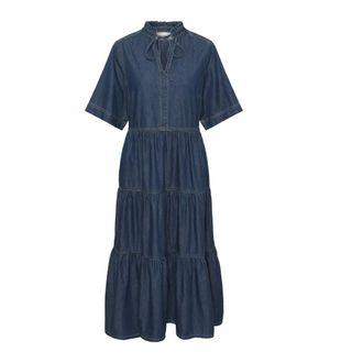 Cream Damen, Kleider, Blau, LGr&ouml;&szlig;e
