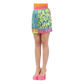Versace Jeans Couture Femme, Jupes, Multicolore, Taille: 36 FR Mini-jupe à Imprimé Barocco