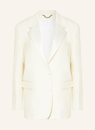 Golden Goose Blazer Mit Schmucksteinen weiss