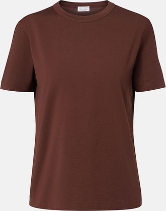 Brunello Cucinelli T-shirt Monili en coton