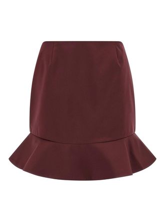Rotate Mini Jupe - Rouge Brun