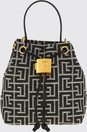 Balmain Mini sac seau Pulse avec monogramme PB et cadenas