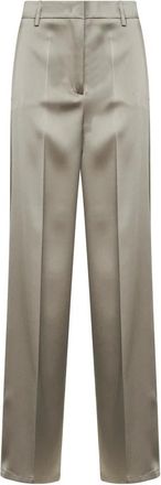 Blanca Vita Femme, Pantalons, Beige, Taille: 38 FR Pantalon droit taille haute &agrave; pinces