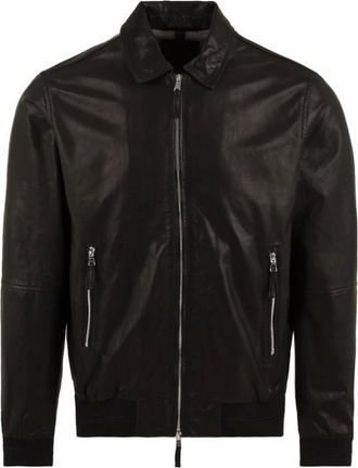 The Jack Leathers Homme, Vestes, Noir, Taille: L New Yorker Jacket
