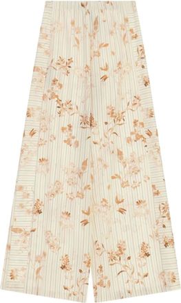 Imperial Femme, Pantalons, Multicolore, Taille: 40 FR Pantalone Palazzo Fantasia