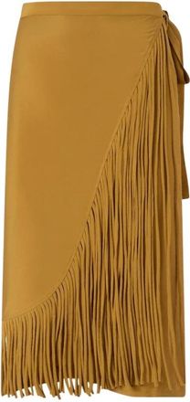 Pinko Pinko, Femme, Jupes, Brun, Taille: 38 FR Bacedasco Wrap Skirt