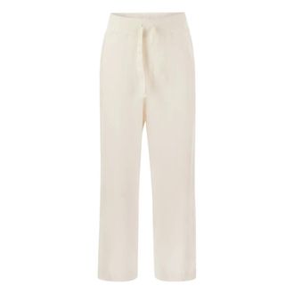 Majestic Filatures Femme, Pantalons, Beige, Taille: 38 FR Pantalon en viscose / &eacute;lasthanne
