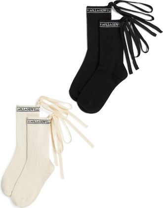 Karl Lagerfeld 2er-Pack Socken Logo-Schn&uuml;rsocken - 2er-Packung