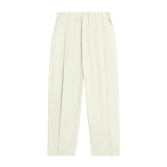 A Paper Kid Homme, Pantalons, Beige, Taille: M Pantalon en popeline