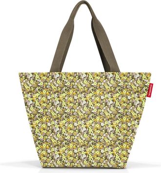 Reisenthel shopper - Geräumige Shopping Bag und edle Handtasche in einem - Aus wasserabweisendem Material, Farbe:viola yellow