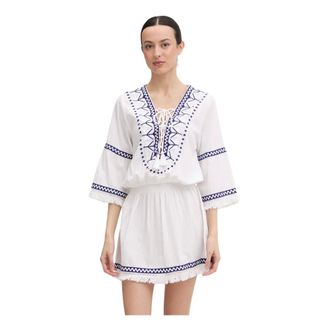 Melissa Odabash Femme, Robes, Blanc, Taille: 36 FR Robe Martina